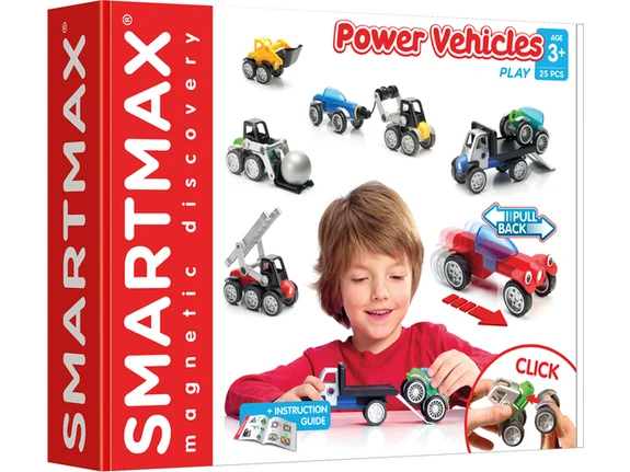 SmartGames Magnetni konstruktori SmartMax Power Vehicles mix SMX 303