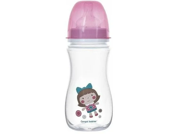 Canpol Baby Flašica široki vrat, Antikolik Toys Doll 300ml