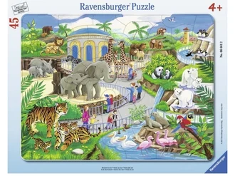 Ravensburger puzzle (slagalice) - Poseta zoo vrtu RA06661