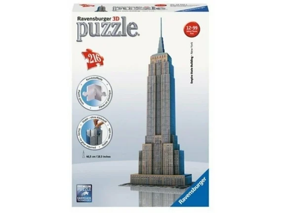 Ravensburger 3D puzzle (slagalice) - Empire State Building RA12553