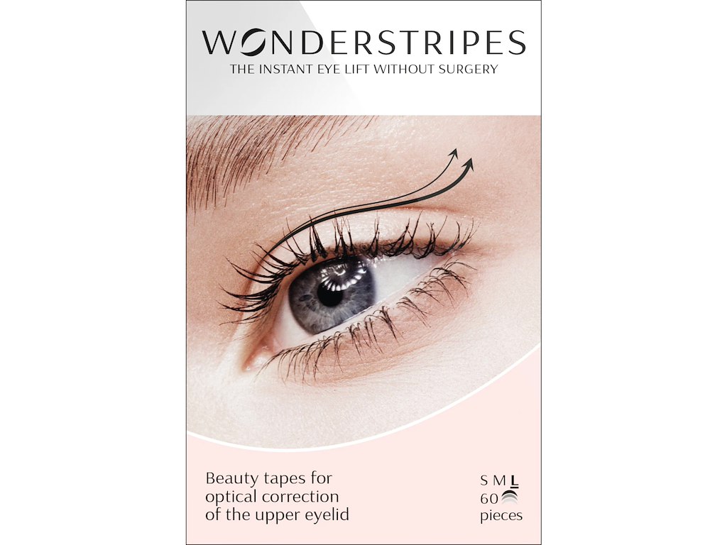 Wonderstripes Silikonske trakice L za korekciju očnih kapaka
