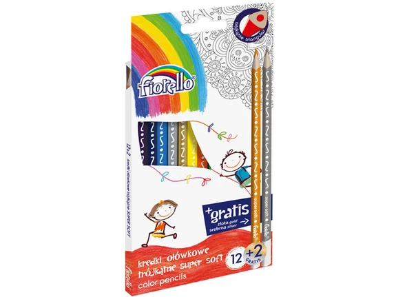 Fiorello Škola Drvene Bojice Trouglaste Super Soft 170-2150