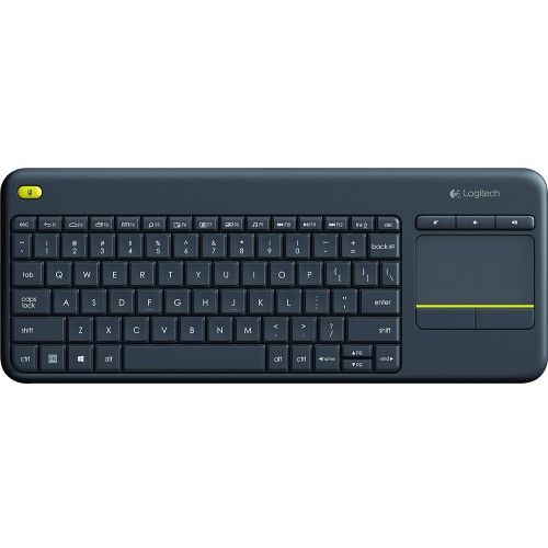 Logitech K400 Plus Wireless Touch Keyboard Black, US