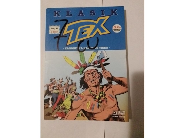 Tex klasik 33 Zagonetka kamenog Tigra