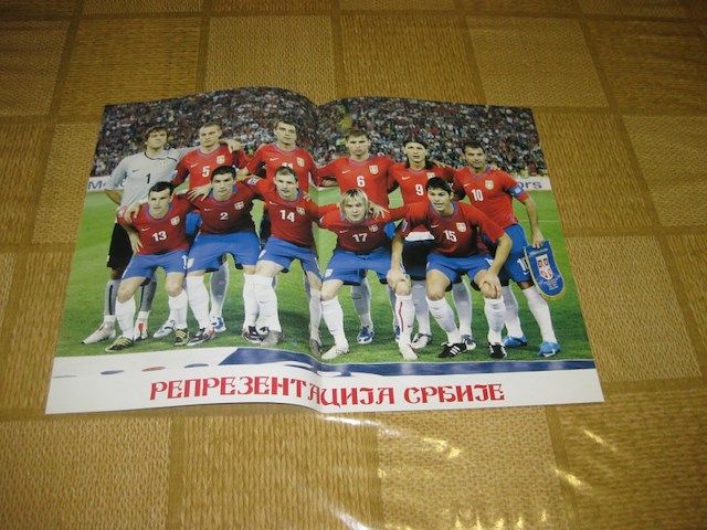 Poster (dvostrani) Reprezentacija Srbije, Manchester Un