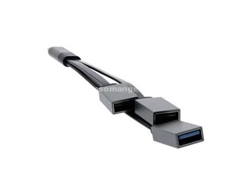 TNB TCM3USBF RAZDELNIK USB-C NA USB-A X3, DIZAJN Aluminijum