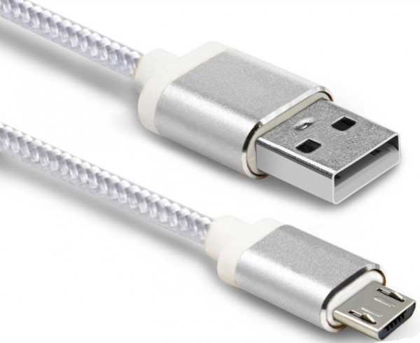 USB kabl /USB 2.0 (tip A -muški) -Micro USB (tip A -muški) /dužina 2m/UPLETEN/tamno sivi