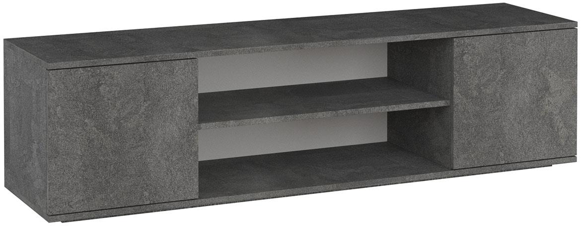 Petra TV komoda 2 vrata+2 otvora 155x40x50 cm beton