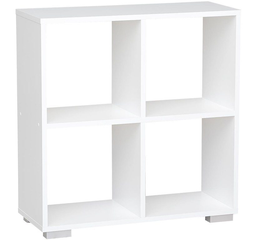 Cube polica 4 otvora 73,5x29x76 bela