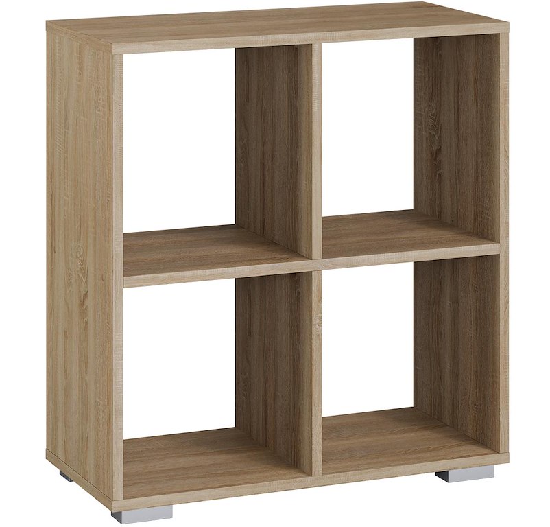 Cube polica 4 otvora 73,5x29x76 natur (sonoma hrast)