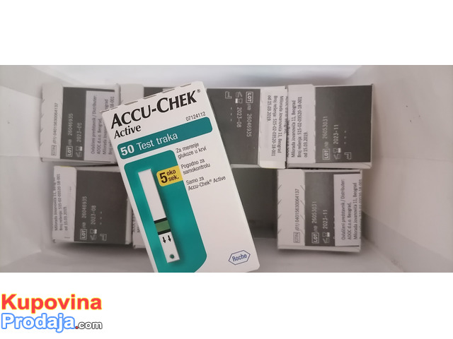 Prodajem Accu Chek Active trakice