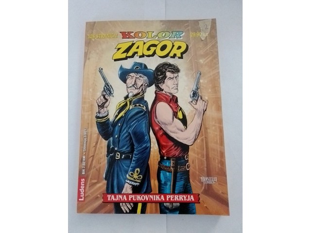 Zagor kolor 4 Tajna pukovnika Perryja