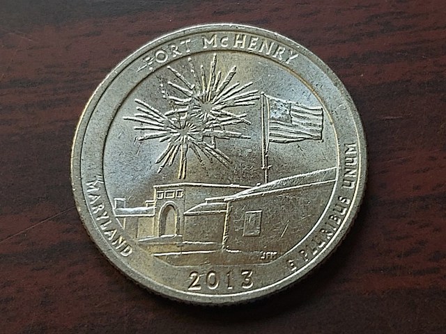 USA  - quarter dollar 2013 god D Maryland