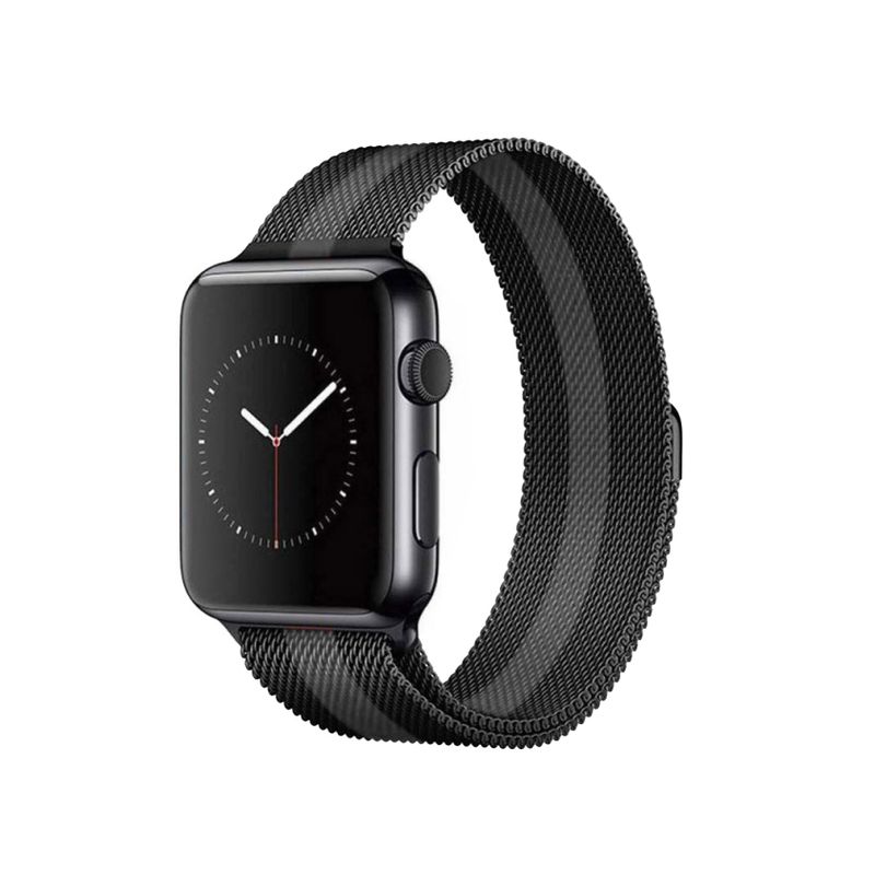Narukvica intrigue za Apple watch 42mm crno siva