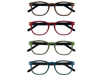 Prontoleggo naočare za čitanje sa dioptrijom Wenge braon, crvene,zelene, plave ( WENGE )