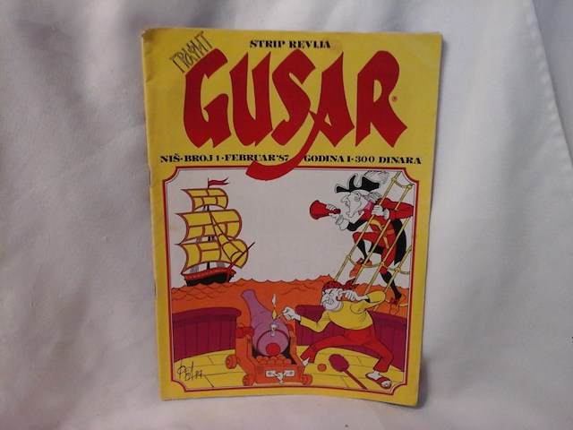 Gusar strip revija Niš broj 1 februar 1987