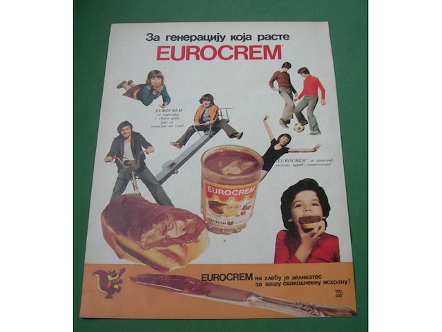 Eurocrem, stara novinska reklama 6