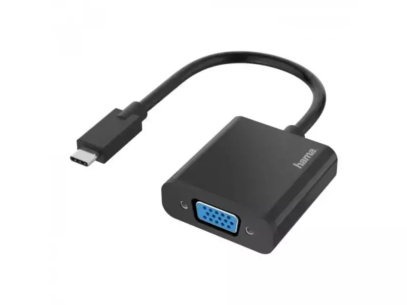 HAMA ADAPTER USB-C MUSKI NA VGA ZENSKI, FULL HD