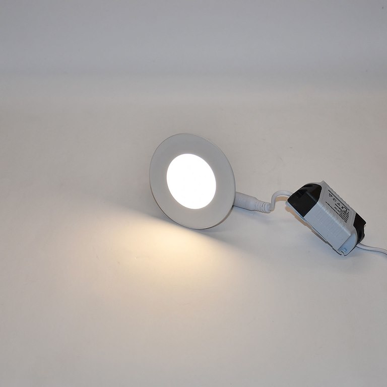LED panel 3W ugradni okrugli – Dnevno bela