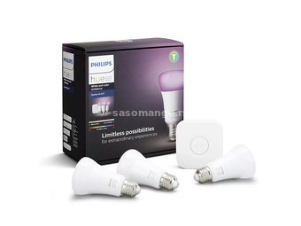 Philips HUE WCA RGB 9W A60 E27 3set EUR PMO PH052