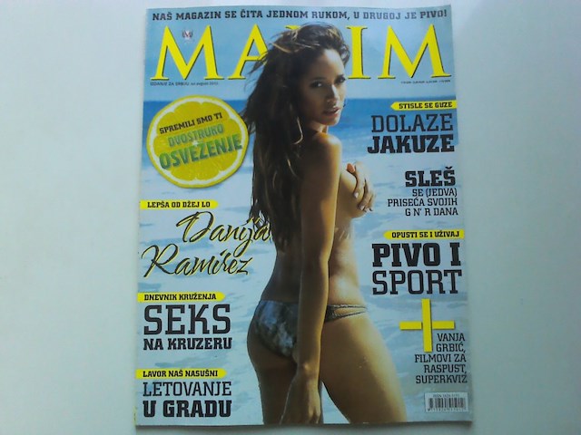 Časopis MAXIM br. 80, jul-avgust 2012.