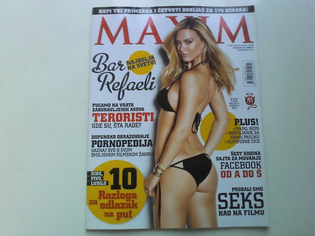 Časopis MAXIM br. 81, septembar 2012.