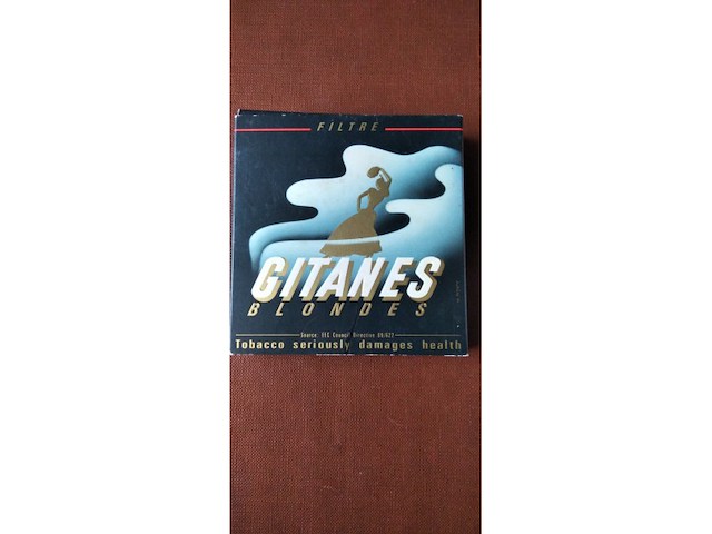 Gitanes blondes, prazna kutija