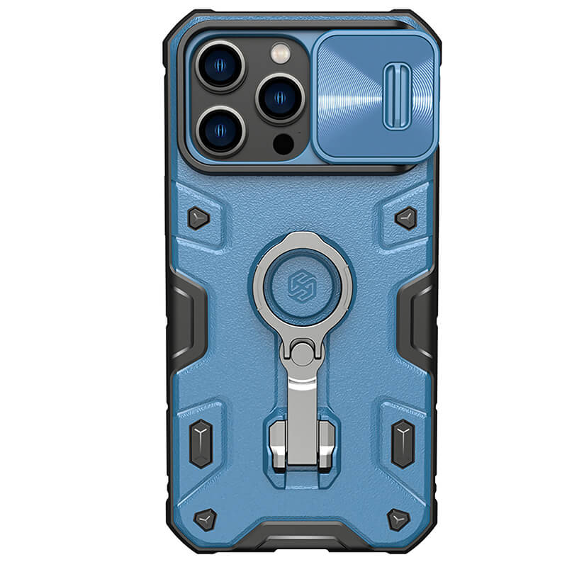 Maska(futrola) Nillkin CamShield Armor Pro za iPhone 14 Pro Max 6.7 plava