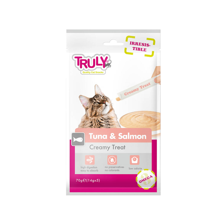 Truly pasta za macke – tuna i losos 70g