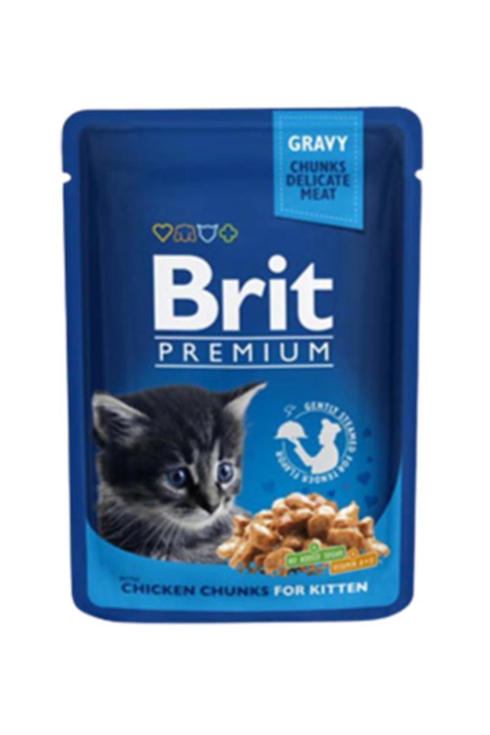 Brit Premium Kitten sos komadici piletina 100 g