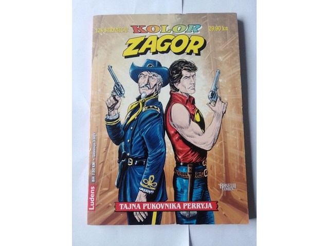 Zagor kolor 4 Tajna pukovnika Perryja