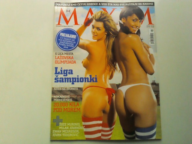 Časopis MAXIM br. 48, maj 2009.