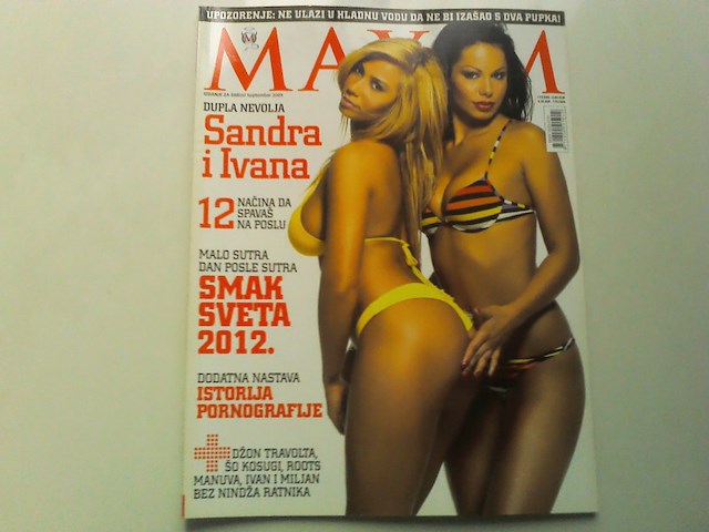 Časopis MAXIM br. 51, septembar 2009.