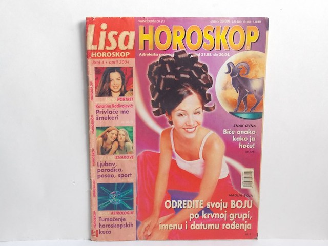 Lisa Horoskop broj 4 april 2004. Katarina Radivojević