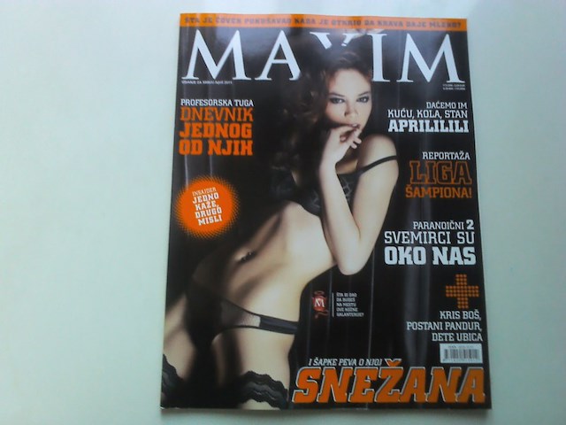 Časopis MAXIM br. 67, april 2011.