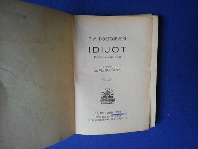 Idijot 3 del - F. M. Dostojevski