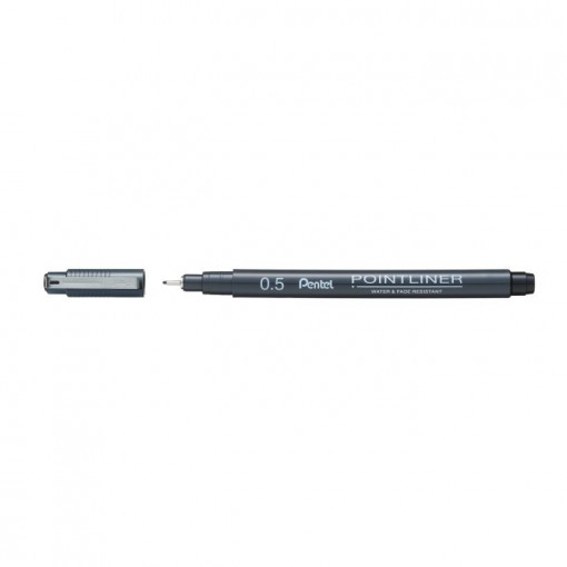 PENTEL fineliner POINTLINER crni 0,5