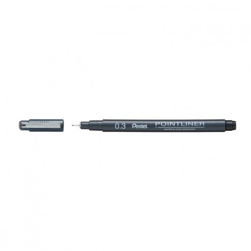 PENTEL fineliner POINTLINER crni 0,3
