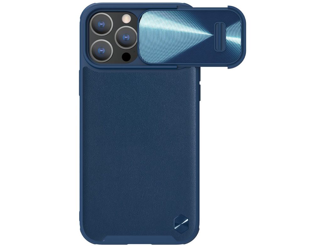 Futrola Nillkin CamShield Leather S - iPhone 14 Pro plava