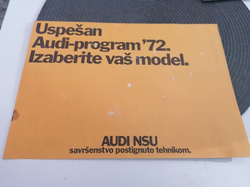 Prospekt stari - AUDI 1972