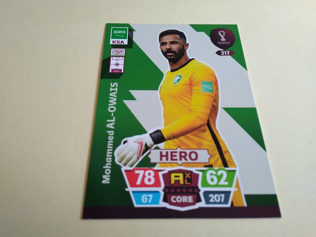 Adrenalyn XL Qatar 2022 -  Hero - Br. 217