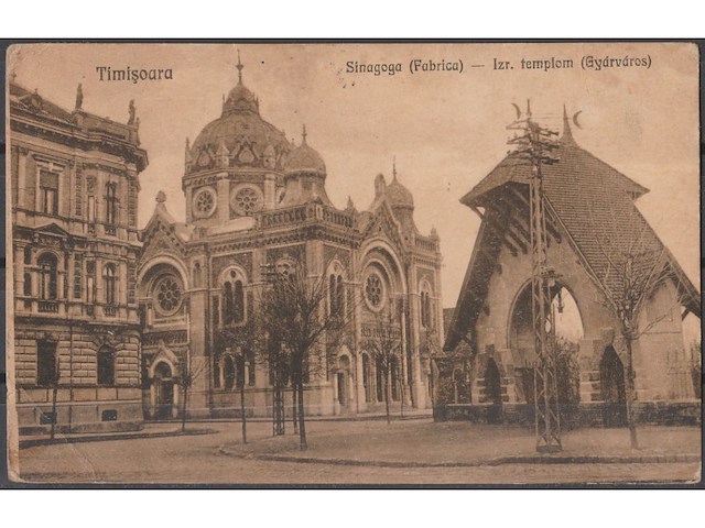Rumunija - Temisvar / Sinagoga / 1922