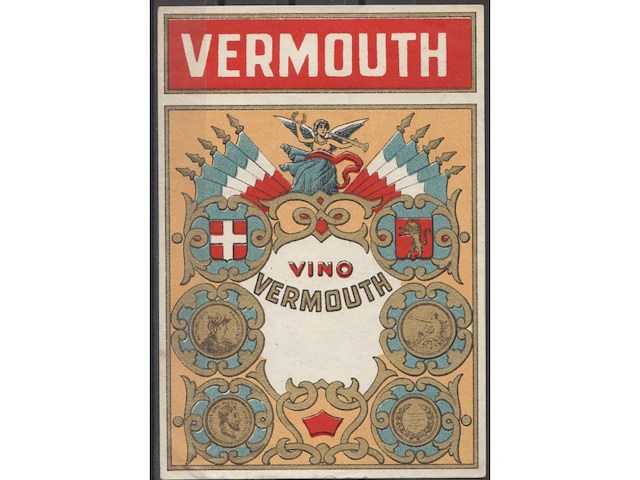 Etiketa za Vermouth - Vino Verrmoouth