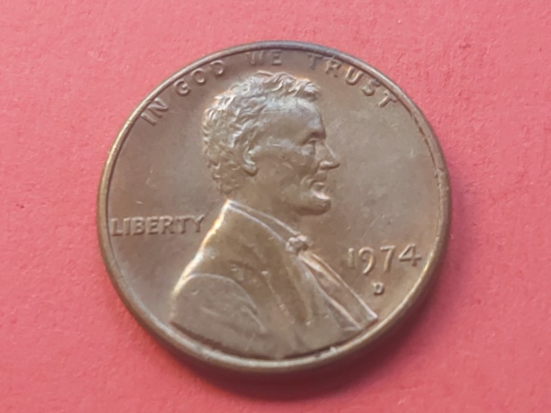 USA - 1 cent 1974 god D