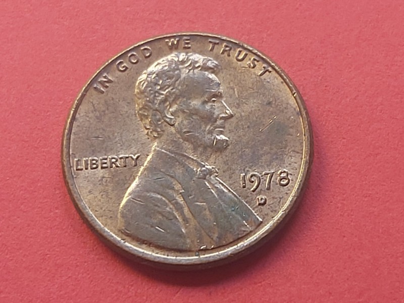 USA - 1 cent 1978 god D