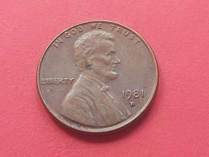 USA - 1 cent 1981 god D