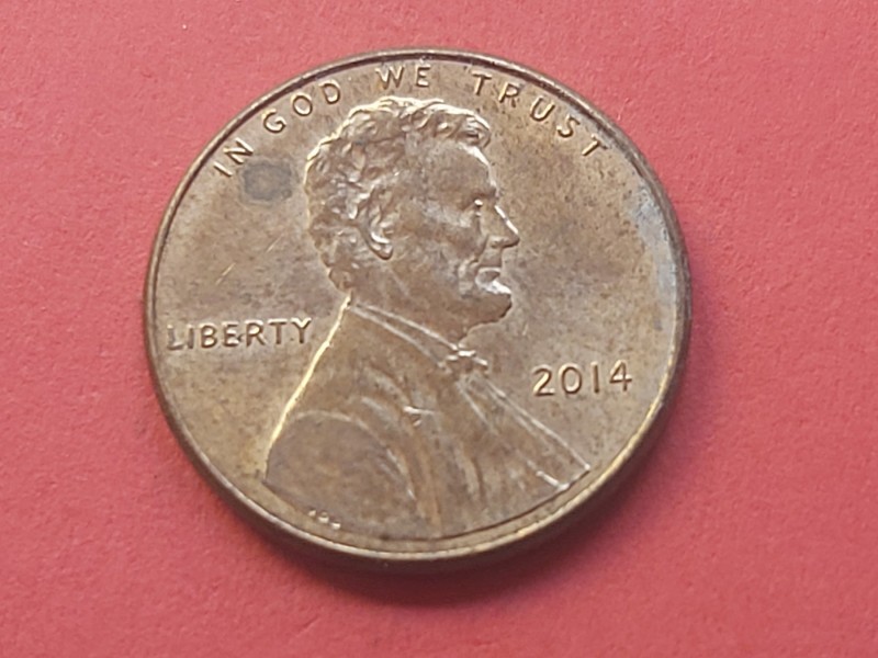 USA - 1 cent 2014 god