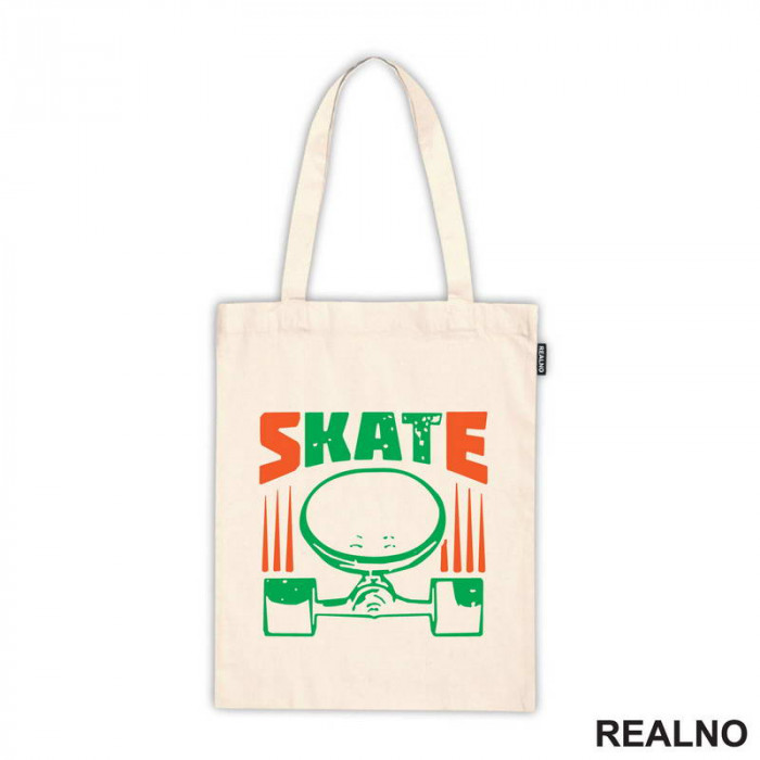 SKATE - GREEN AND ORANGE - SPORT - CEGER