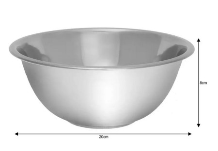 Kinghoff kh1228 posuda inox 20 x 8cm