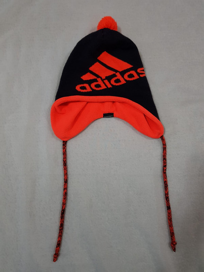 Adidas original kapa zimska crno narandzasta